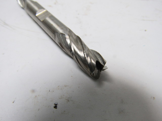 Niagara 46121 DC402 HSS 4 F 3/8" Center Cut Double End Mill 3-1/2" OAL ...