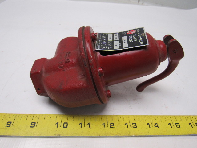 Bell & Gossett 350 Safety Relief Valve Set At 30 lbs. 3/4" Inlet ...