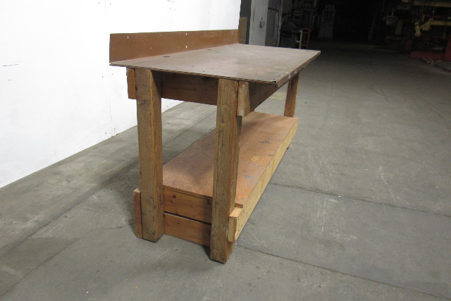 Copper Topped Work Bench Station Unique Table .062 Copper Over 1/4 ...