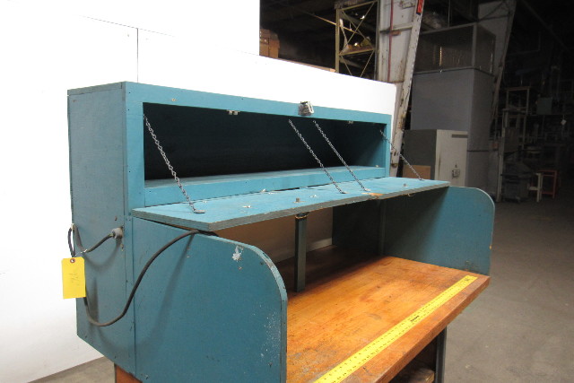 Industrial Butcher Block Work Bench Table Station & Stool 60"x36"x 1-3/ ...