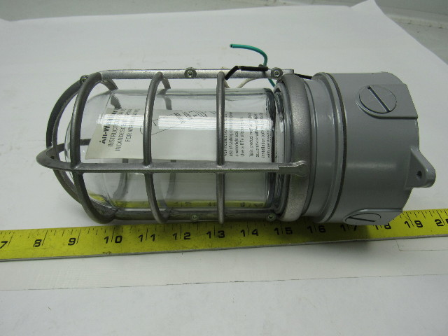 M. Stephens Vapor Tight Incandescent Lamp Fixture All Weather W/ Globe ...