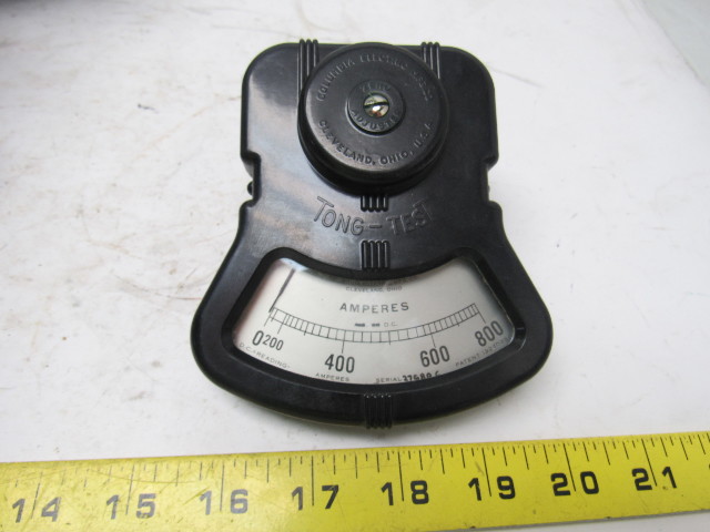 Columbia/Martindale Type D Vintage Tong Test Ammeter Complete Original ...