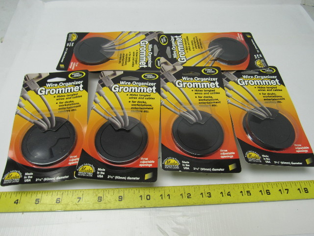 Master Mfg. 00202 Cord Away 2-3/8" Dia. Wire Organizer Grommet New Lot ...
