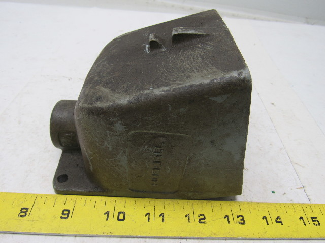 Hubbell BB201W Back Box 3/4" Aluminum Pin & Sleeve Receptacle Lot of 2 ...