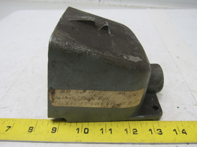 Hubbell BB201W Back Box 3/4" Aluminum Pin & Sleeve Receptacle Lot of 2 ...