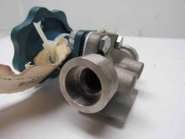 Dia-Flo .5-2470-R2-903 1/2" Weir Diaphragm Valve Socket Weld 316L SS ...