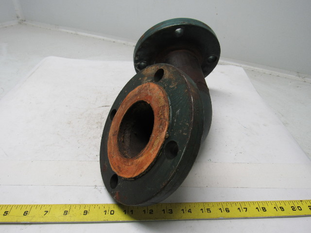 WeldBend 150 3" 90 Degree Carbon Steel Elbow W/3" Extension & Flanges ...