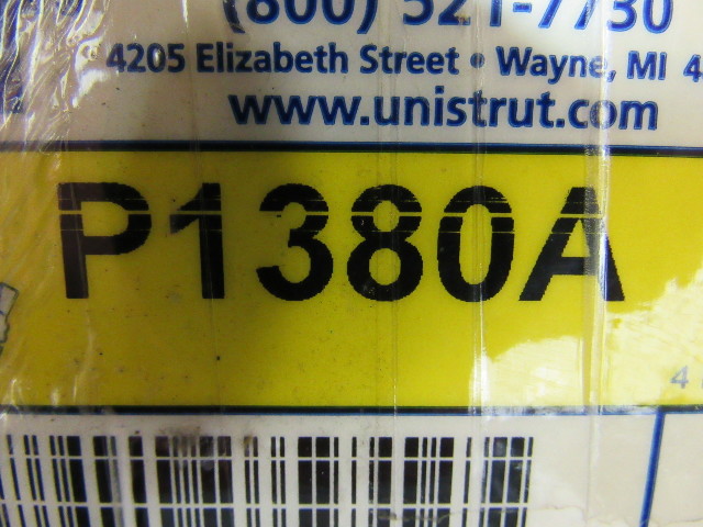 Unistrut P1380A GR 4 hole "L" fitting for channel Perma-Green lot of 20 ...