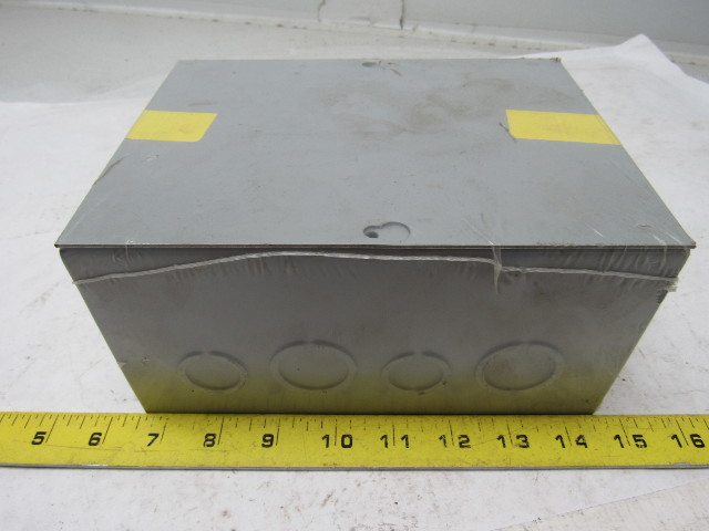 Hoffman ASE8X6X4 43020 Metallic Pull Box Enclosure 8" x 6" x 4" Screw ...