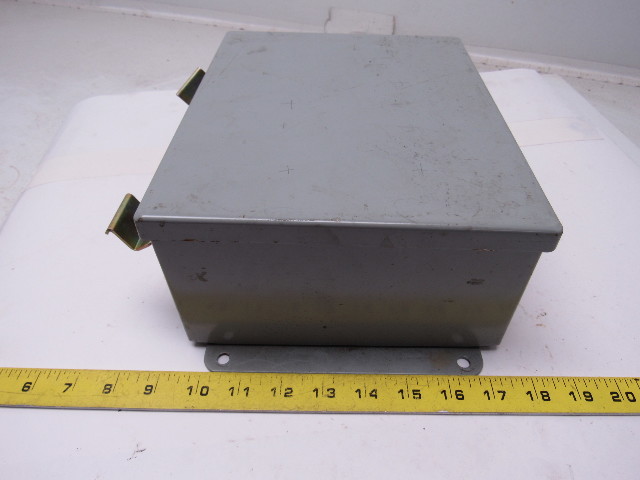 Hoffman A1008CH Hinge Cover Electrical Junction JIC Box 10"x 8"x 4 ...