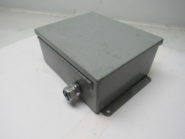 Hoffman A1008CH Hinge Cover Electrical Junction JIC Box 10"x 8"x 4 ...