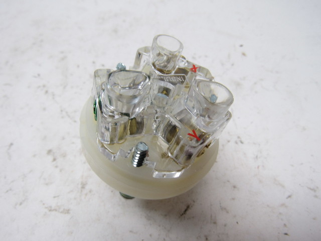 Hubbell HBL2341 L8-20 Insulgrip Twist-Lock Plug 20A 480V 2-Pole 3-Wire ...