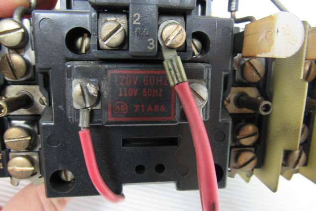 A-B Allen Bradley 709-BOD103, Ser K AC Contactor Motor Starter 120v ...