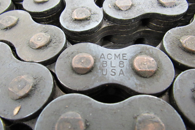 Acme BL8 Leaf Chain 4x4 Lacing 1" Pitch 10Ft Length | Bullseye ...