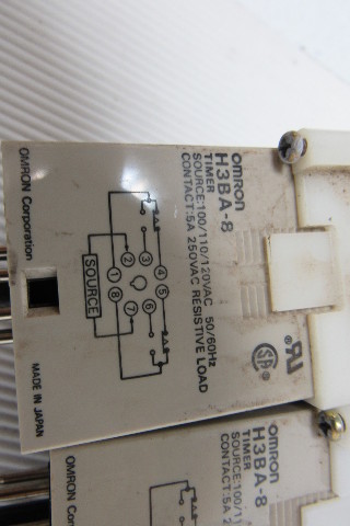 Omron H3BA-8 Solid State Timer w/ Multiple Ranges & Operating Modes Lot ...