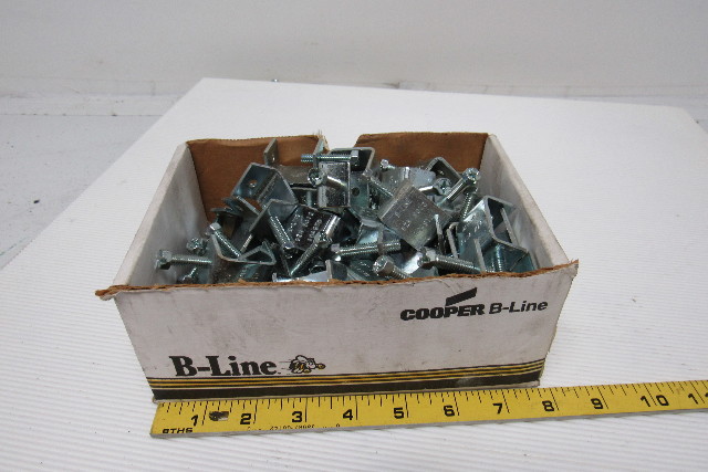 B-Line 9ZN-9012 Zinc Plated Cover Clamp for Cable Tray Lot of 53 ...