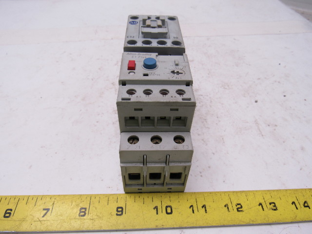A-B Allen Bradley 100-C12*10 Contactor W/AB 193-EEDB Ser.C Overload ...