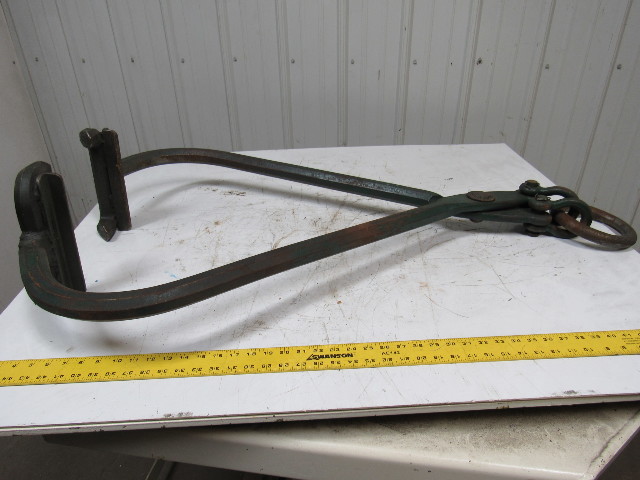 Die Lifting Tongs 2000lb Cap 39" OAL 1-1/2" Thick | Bullseye Industrial ...