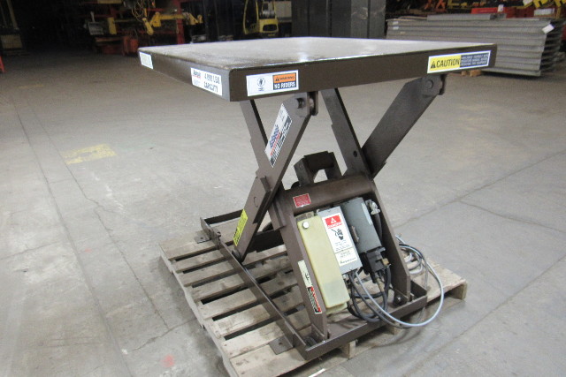 AUTOQUIP 36S40 4000 Lb 40"x48" Lift Table 460V 3Ph Tested Clean ...