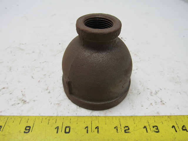 JP Ward 2" X 3/4" Bell Reducer FNPT Black Pipe Lot Of 4 | Bullseye ...