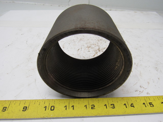 3" NPT Standard-Wall Black Steel Fully Threaded Pipe Coupling ...