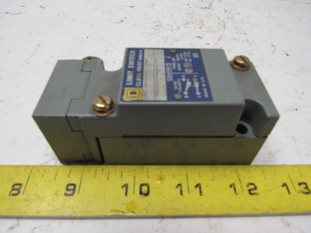 Square D Class 9007 Series A C54F Limit Switch Side Roller Plunger ...