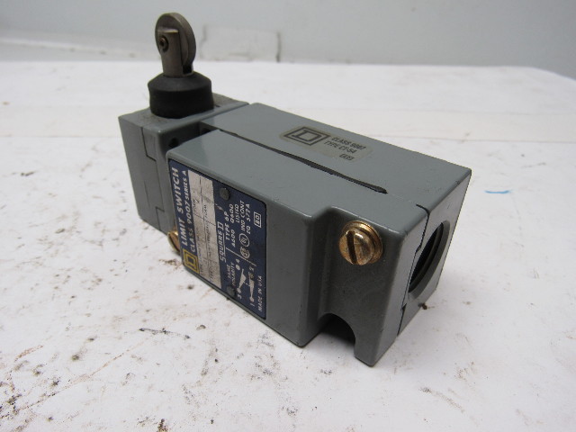 Square D Class 9007 Series A C54F Limit Switch Side Roller Plunger ...