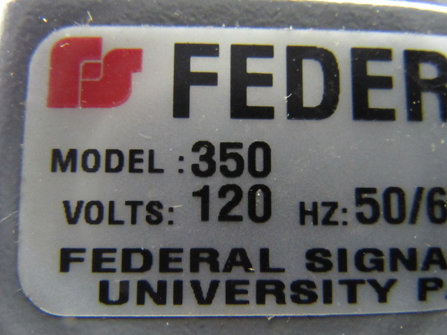 Federal Signal 350 Vibratone Horn 120 VAC | Bullseye Industrial Sales