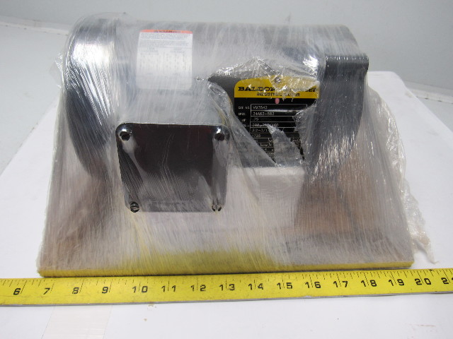 Baldor VM3542 3/4 HP Electric Motor 230/460V 1725 RPM TEFC 56C Frame ...