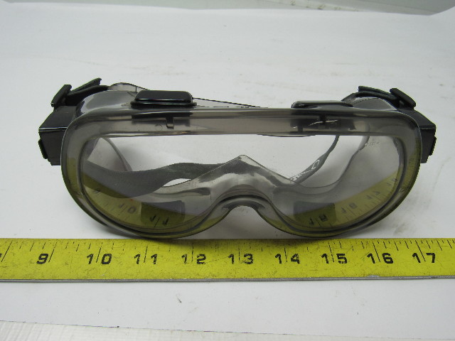 CREWS 2410 Safety Protective Work Goggles Z87 Clear Lens Anti-Fog Wide ...
