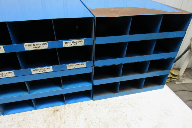 ROTANIUM 6 Compartment Steel Small Parts Bin Storage 18-1/2"Dx12"Wx8"T ...