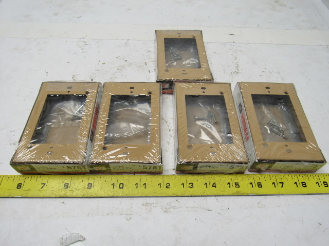 Wiremold 5751 Flush Type Extension Adapter Buff Lot of 5 | Bullseye ...