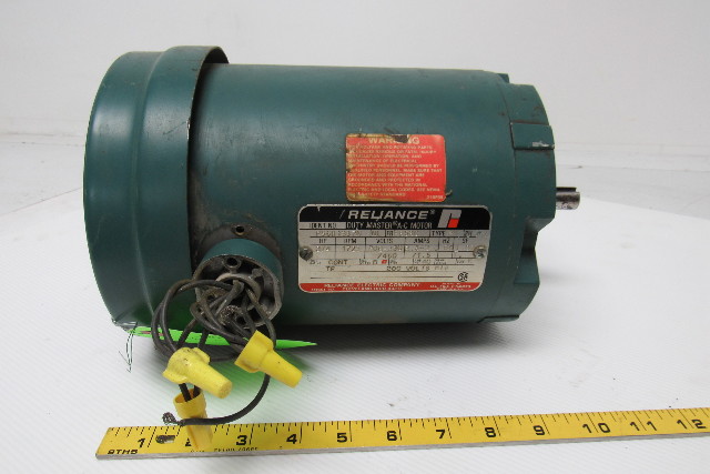 Reliance Electric P56H1337N Electric Motor 3/4HP 3PH 1725RPM 208-230 ...