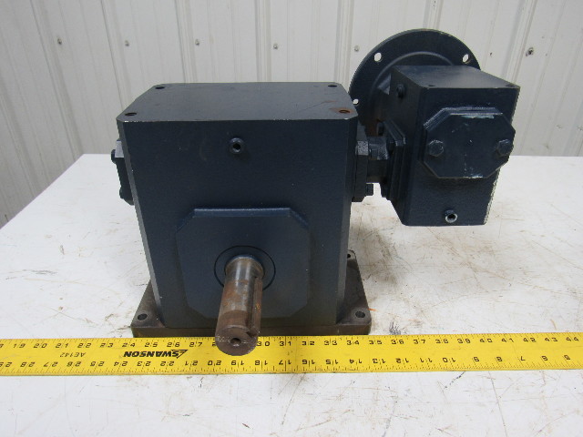 Ohio Gear DMQ832-600-56-L Double Reduction Speed Reducer Gearbox 600:1 ...