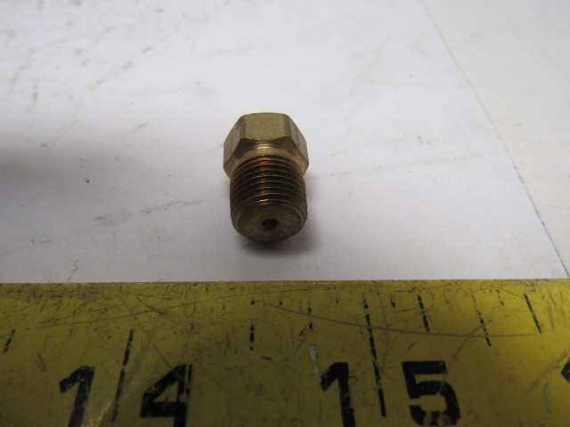 Brass Male Connector Inverted Flare Adapter 1/8" 45° To 1/8" NPT Lot of ...