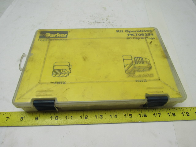 Parker PKT06354 JIC Cap and Plug Kit 47 pcs Not Complete | Bullseye ...