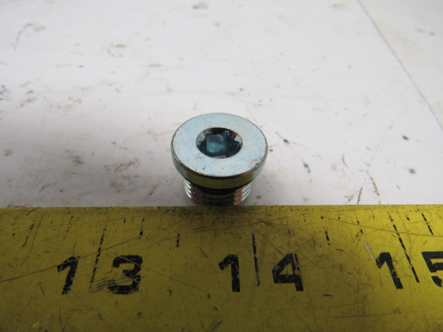 SAE 9/16-18 O-Ring Boss ORB Hex Socket Hydraulic Plug -6 Lot of 5 ...