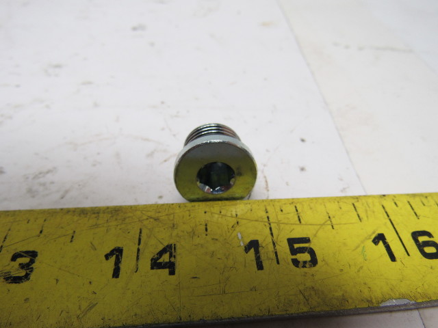 SAE 9/16-18 O-Ring Boss ORB Hex Socket Hydraulic Plug -6 Lot of 5 ...