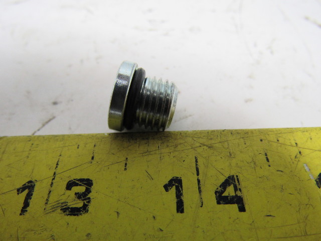 Plated Steel SAE 7/16-20 O-Ring Boss ORB Hex Socket Hydraulic Plug -4 ...