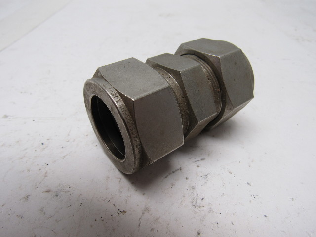 Swagelok SS-1610-6 1" 316 Stainless Steel Compression Union Hydraulic ...