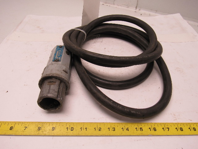 Crouse Hinds Co APJ-3485 Heavy Duty Circuit Breaking Plug 3 Wire 4 Pole ...