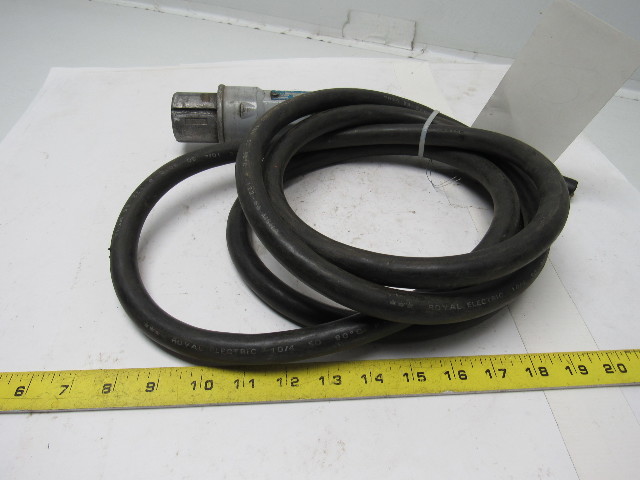 Crouse Hinds Co APJ-3485 Heavy Duty Circuit Breaking Plug 3 Wire 4 Pole ...