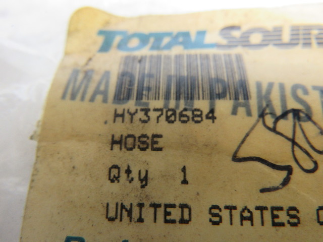 Total Source HY370684 Forklift Coolant Hose Molded Spring Reinforced ...
