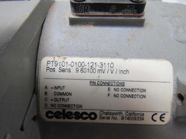 Celesco pt9101-0100-121-3110 Absolute Linear Position voltage divider ...