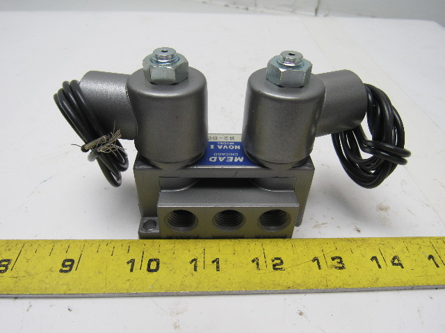 Mead N2-DC Double Electric Solenoid Valve 1/4" Ports 120V | Bullseye ...
