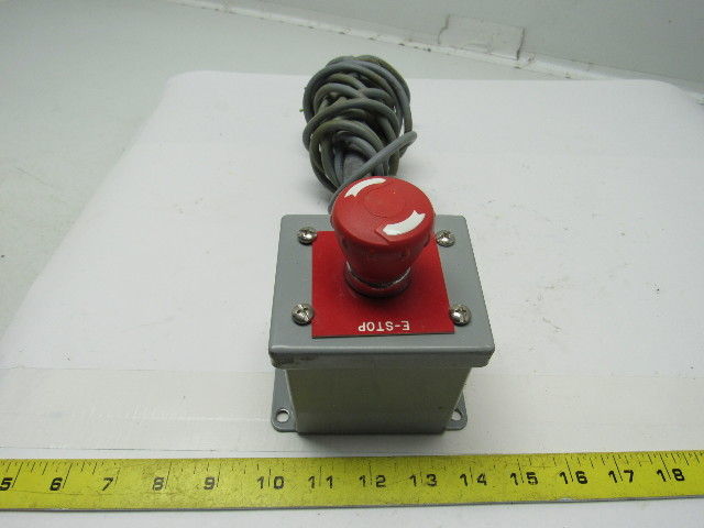 A-B Allen Bradley 800FM-MT44 E-Stop Push Button Twist To Release 40mm Mushroom | Bullseye ...