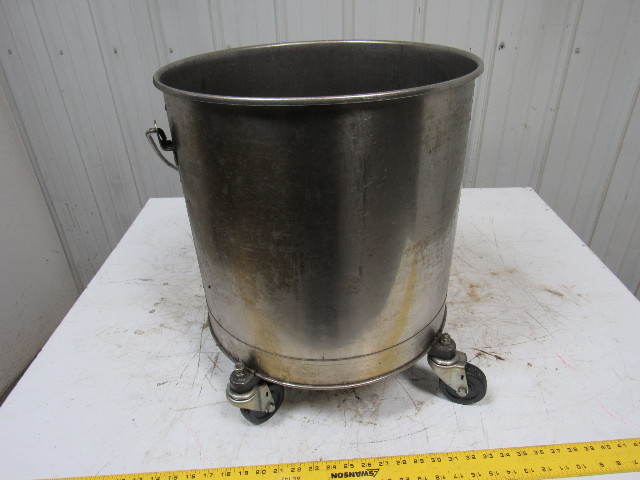 Gearpres Stainless Steel 13 Gallon Industrial Mop Bucket w/ 3" Casters ...