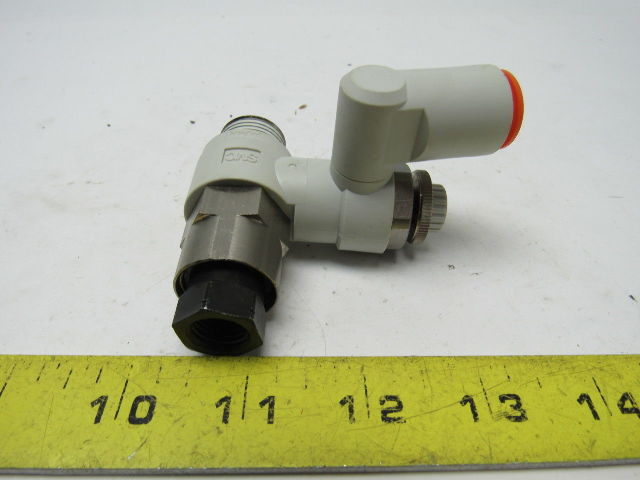 SMC ASP630F-N04-13S Flow Control W/Check Valve 1/2" MNPT x 1/4" FNPT x ...
