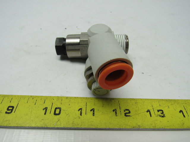 SMC ASP630F-N04-13S Flow Control W/Check Valve 1/2" MNPT x 1/4" FNPT x ...