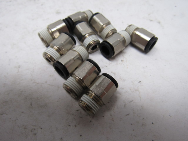 Legris 3175 56 11 1/4" OD 1/8 NPT Push to Connect Male Connector Lot of ...